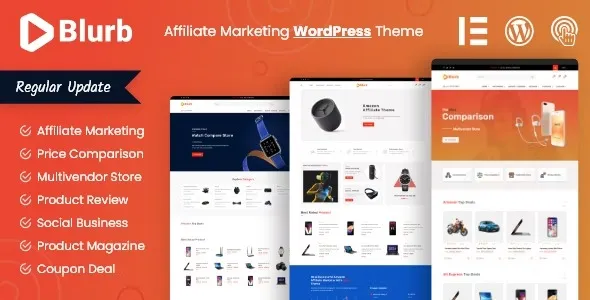 Free Download Blurb – Affiliate Marketing WordPress Theme 2.1.4 [Latest ...